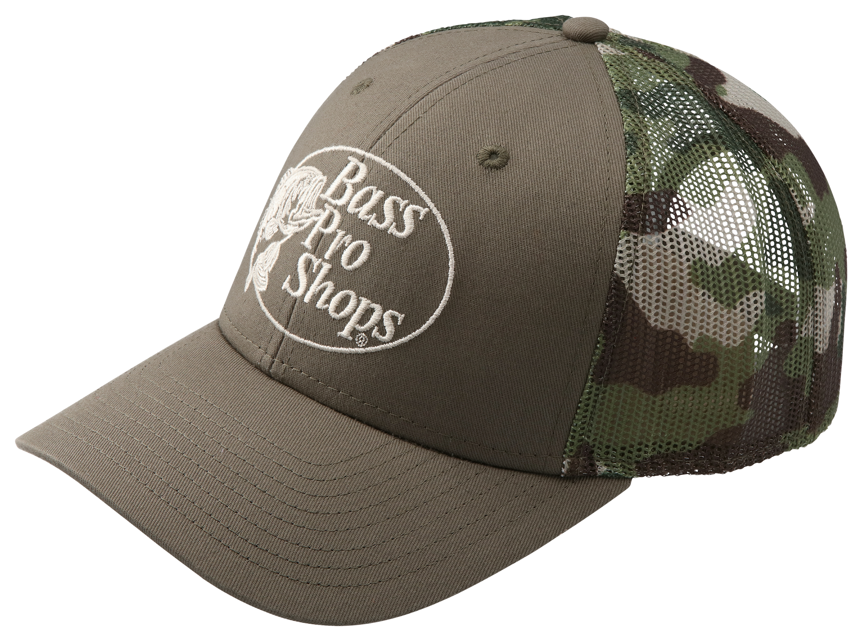 Bass Pro Shops Woodland Camo Mesh-Back Cap | Bass Pro Shops